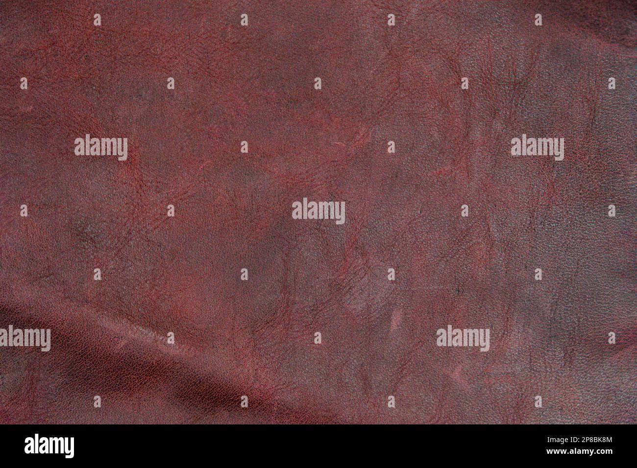 Red leather cut as background textured and wallpaper. Rustic style ...