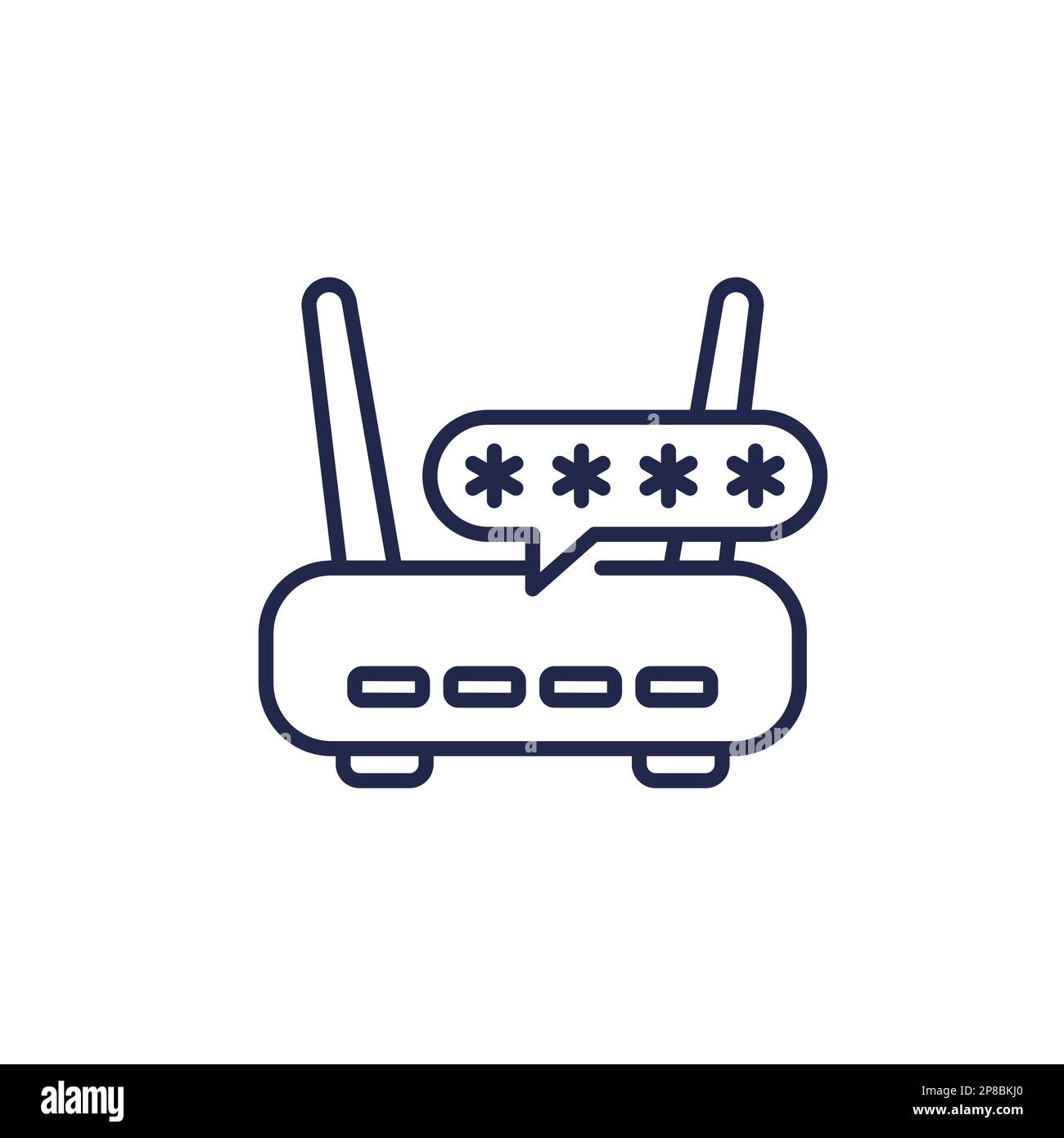 Wi fi password icon Cut Out Stock Images & Pictures - Alamy