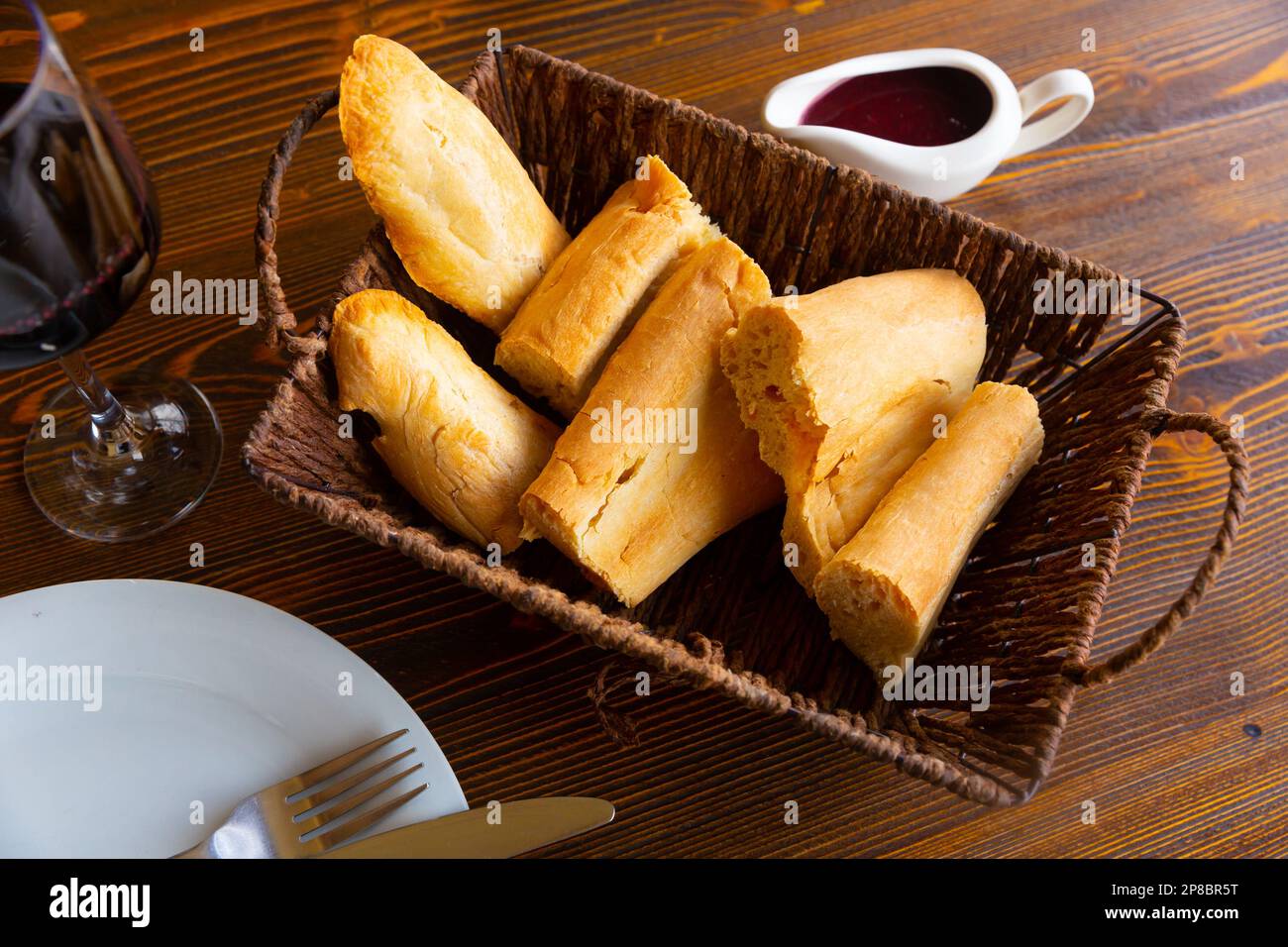Traditional Georgian bread. Fresh baked lavash Stock Photo - Alamy