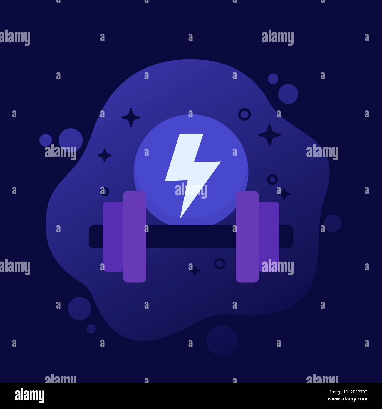 intense workout or training vector illustration Stock Vector Image ...