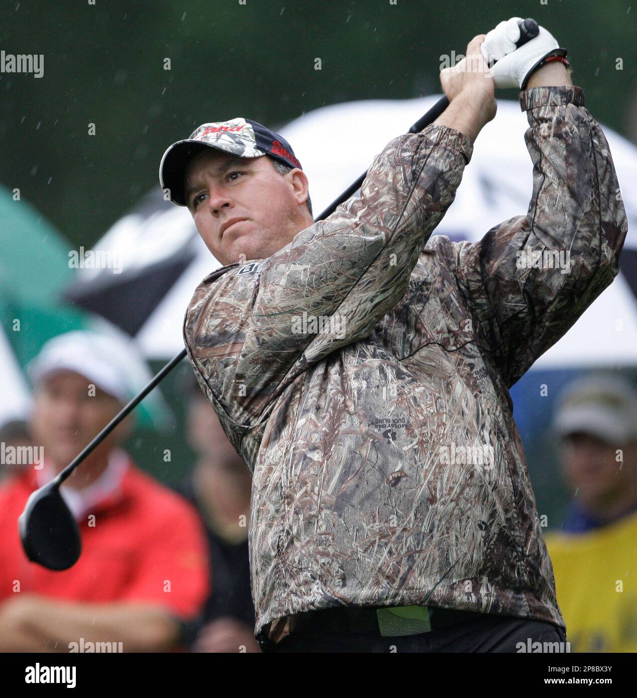 Boo Weekley tees off the 12th hole during the first round of the U.S ...