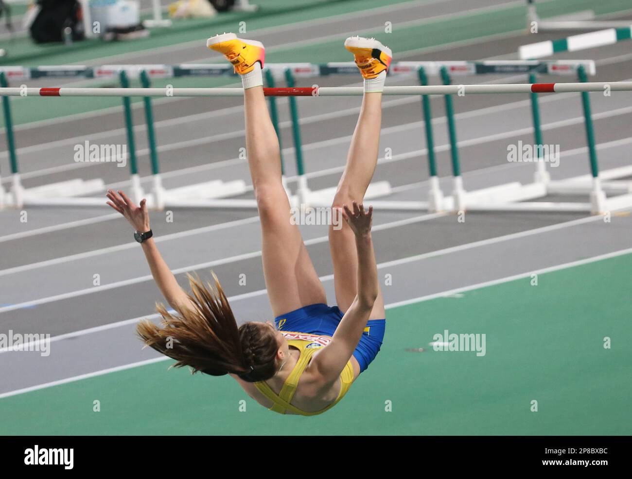 Yaroslava MAHUCHIKH of Ukraine High Jump Women Final during the ...