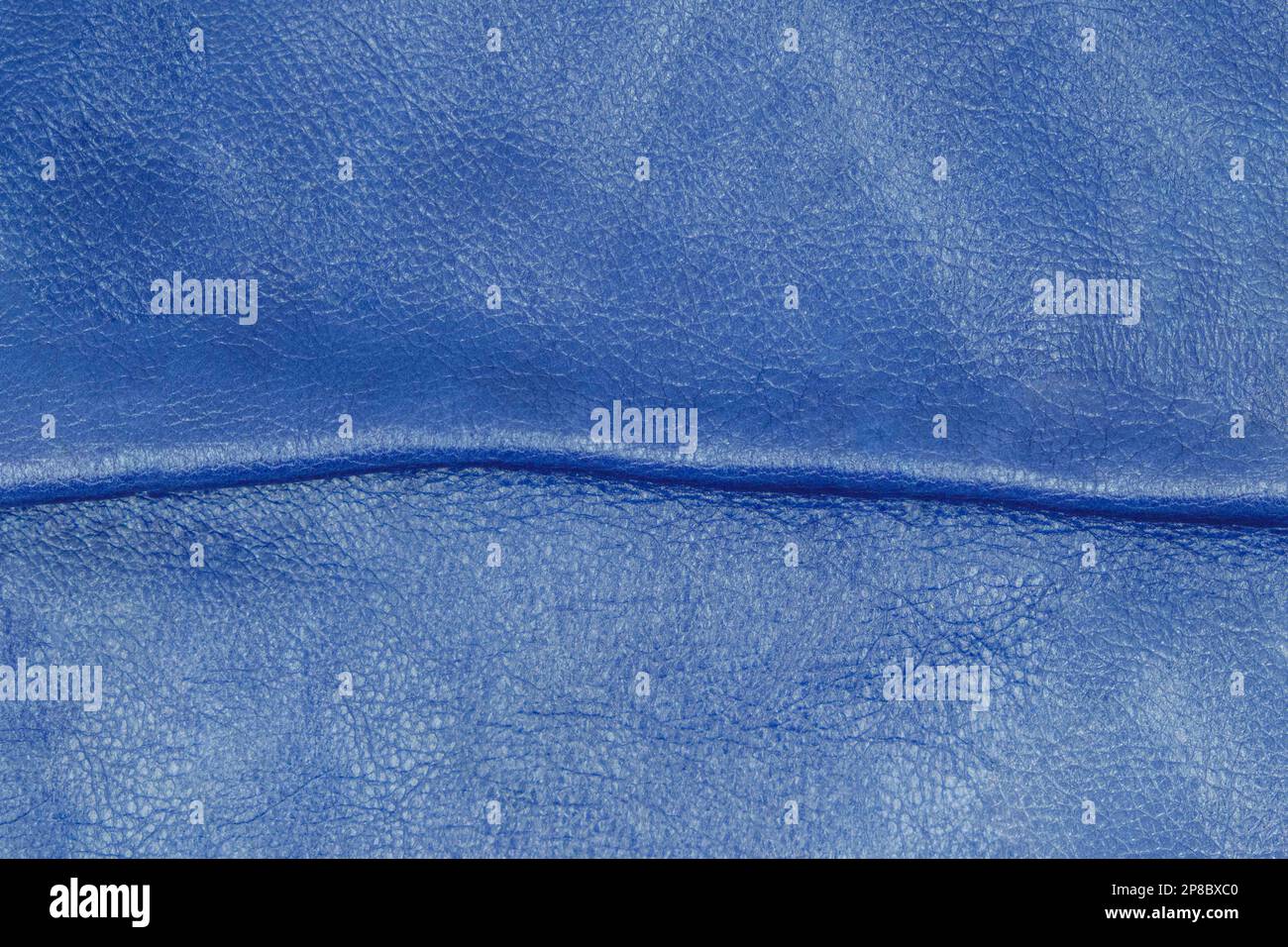 Blue leather cut as background textured and wallpaper. Rustic style ...