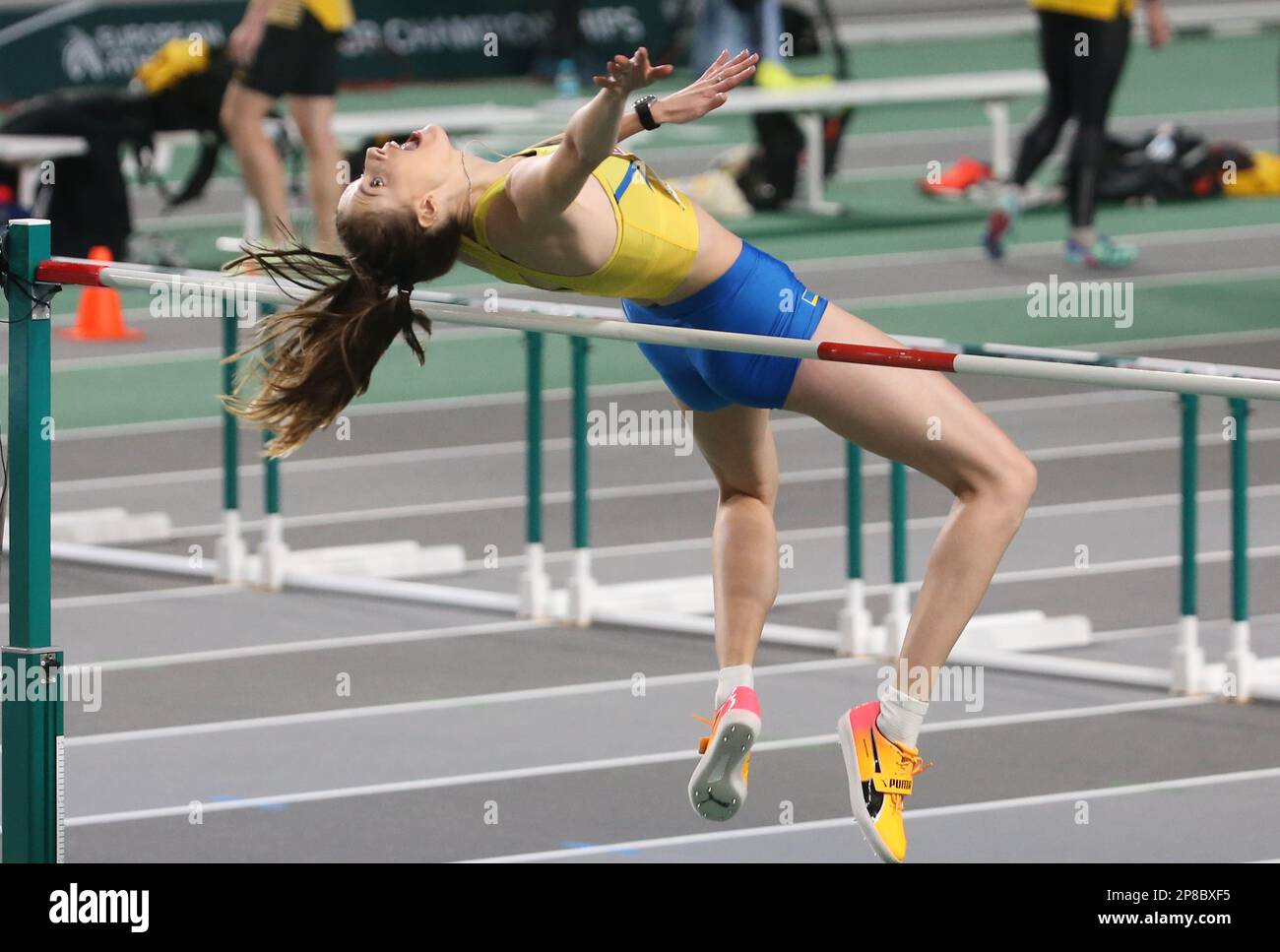 Yaroslava MAHUCHIKH of Ukraine High Jump Women Final during the ...