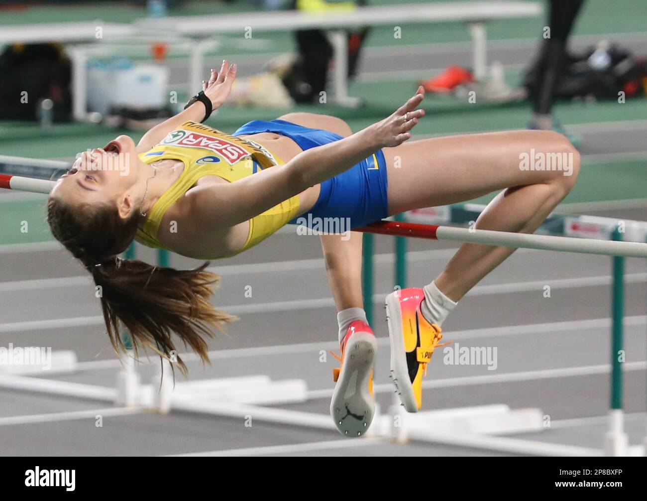 Yaroslava MAHUCHIKH of Ukraine High Jump Women Final during the ...