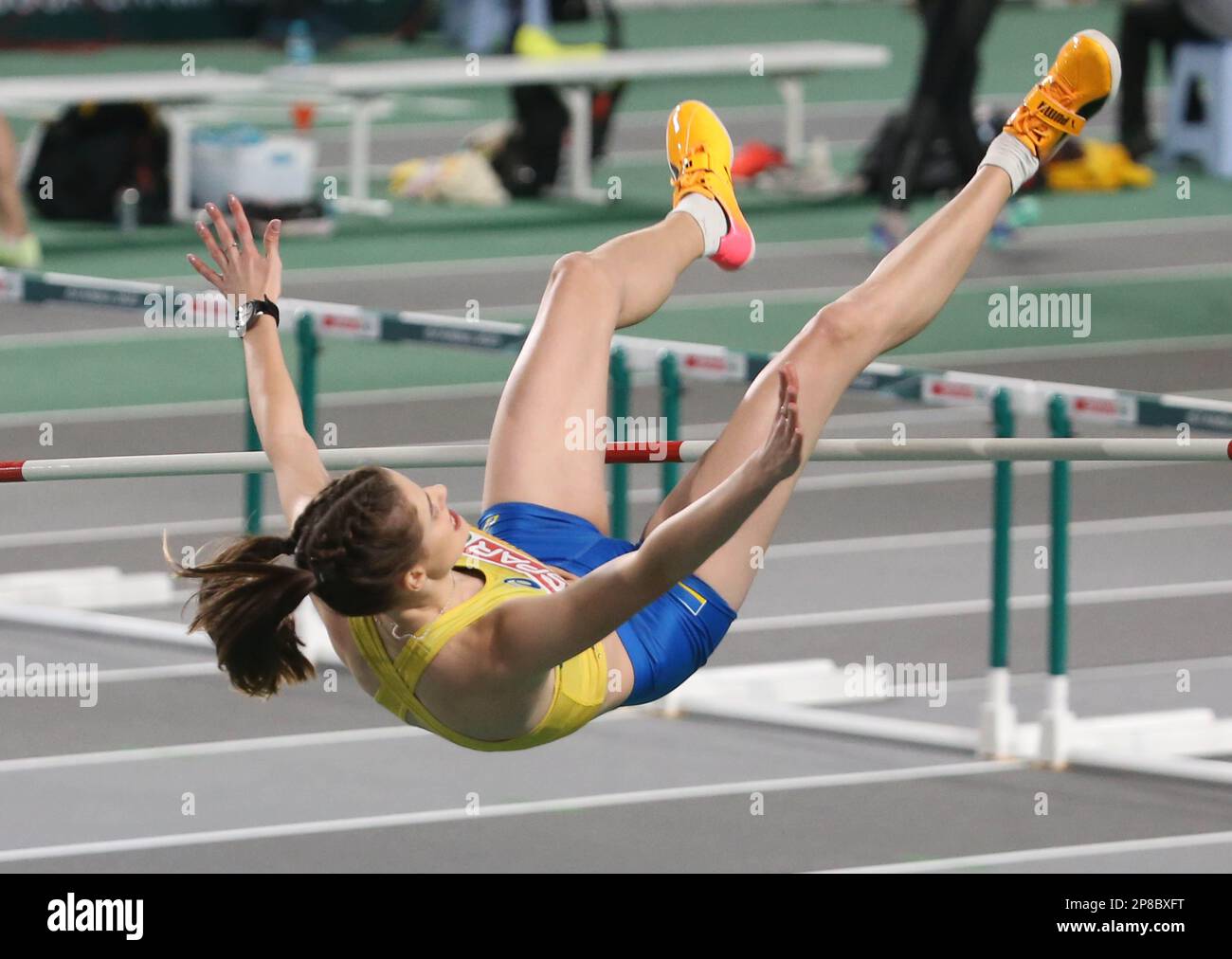 Yaroslava MAHUCHIKH of Ukraine High Jump Women Final during the ...