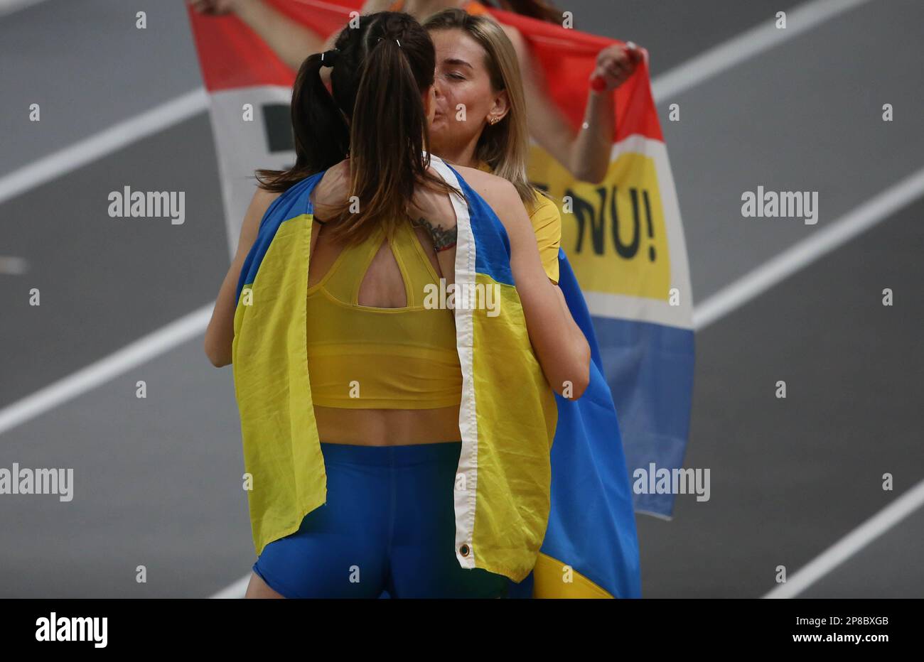 Kateryna TABASHNYK and Yaroslava MAHUCHIKH of Ukraine High Jump Women ...
