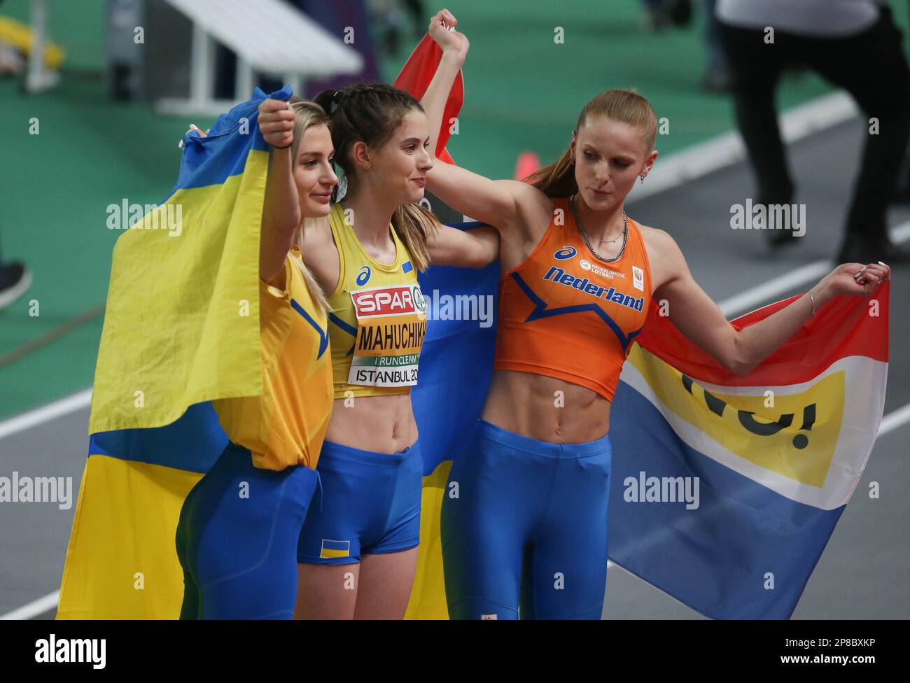 Britt WEERMAN of Netherlands., Kateryna TABASHNYK and Yaroslava ...