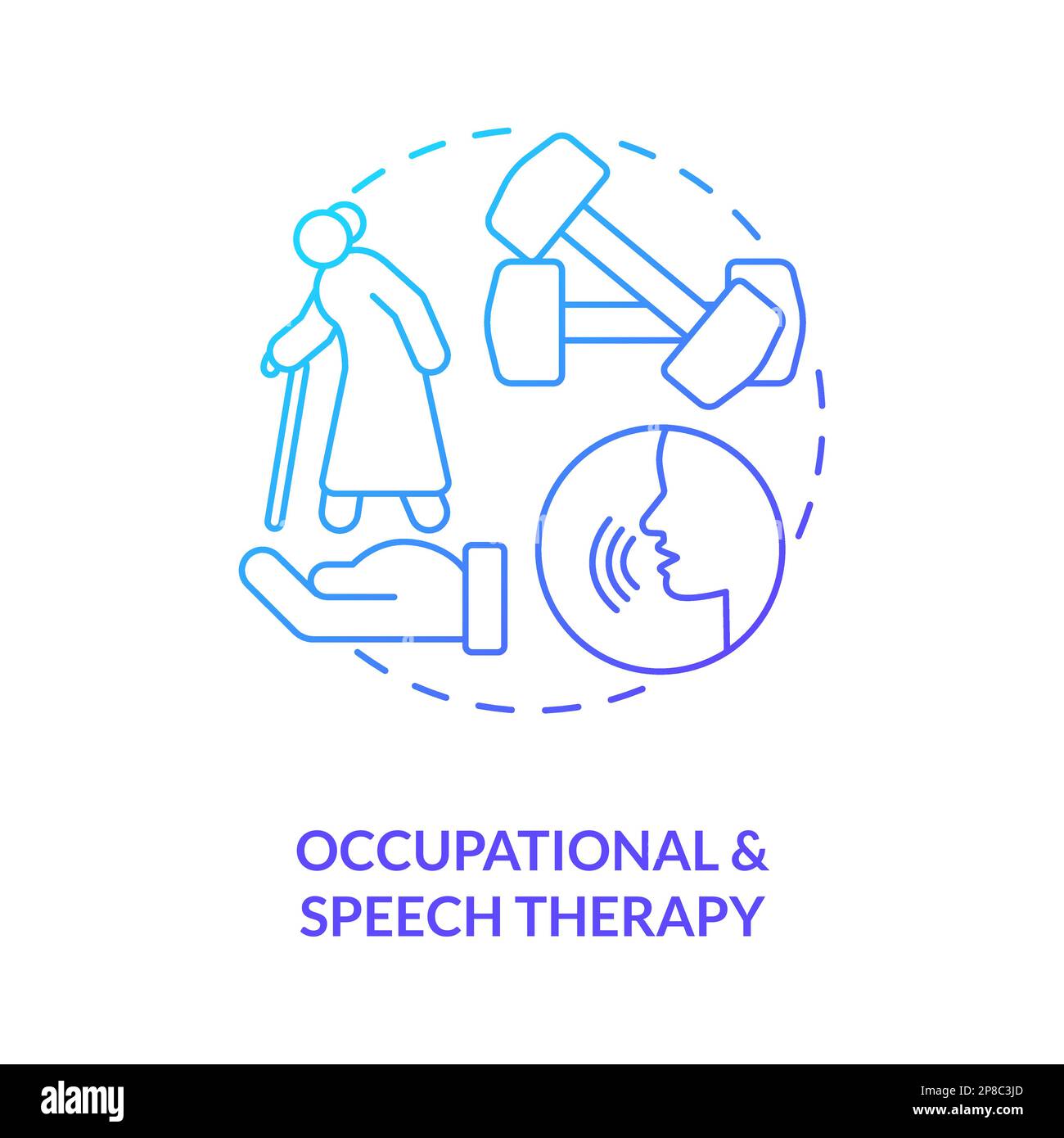 Speech rehabilitation Stock Vector Images - Alamy