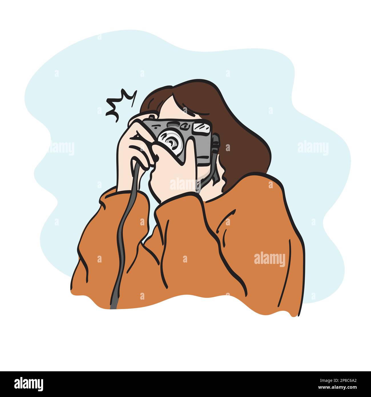 Half length photograph Stock Vector Images - Alamy