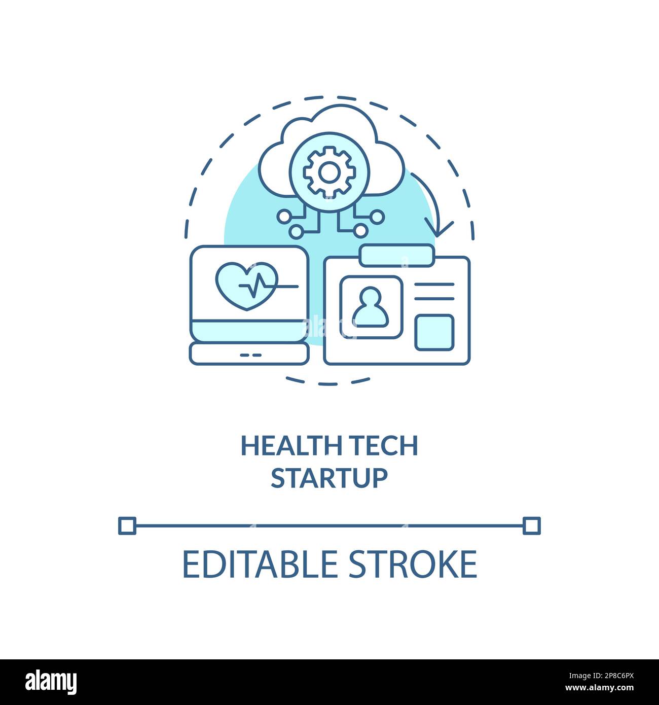Healthcare computing technology Stock Vector Images - Alamy
