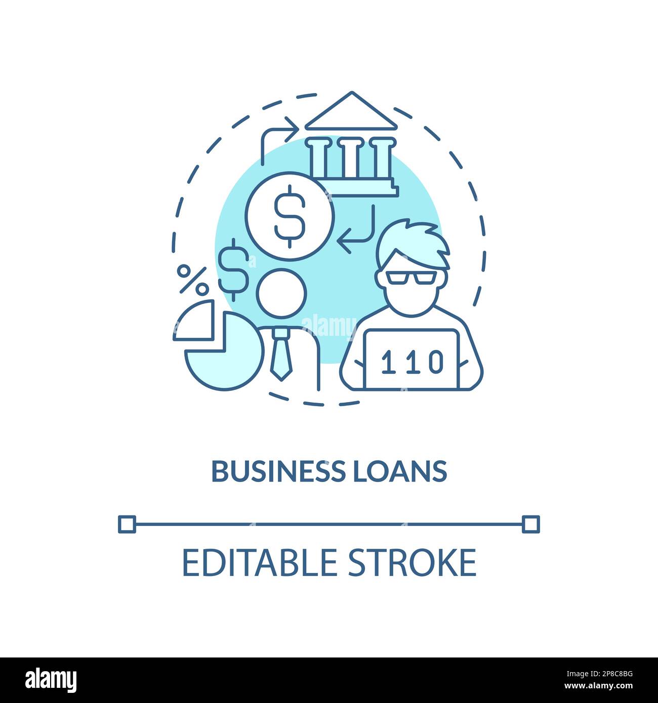 Loan computing Stock Vector Images - Alamy