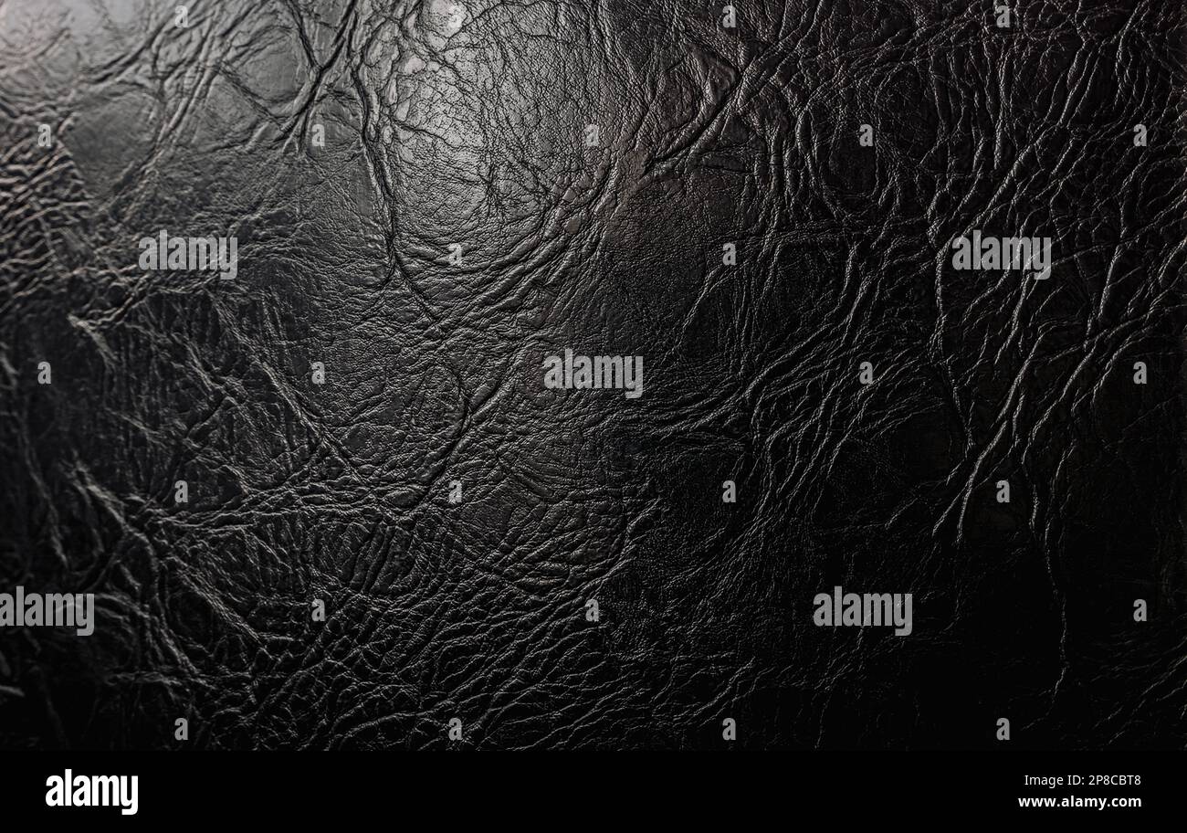 Dark leather texture background Stock Photo - Alamy