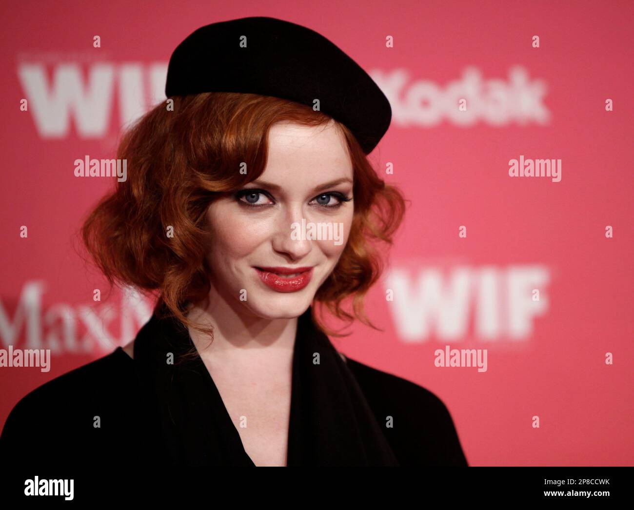 Christina Hendricks arrives at the Women in Film Crystal Lucy Awards on ...