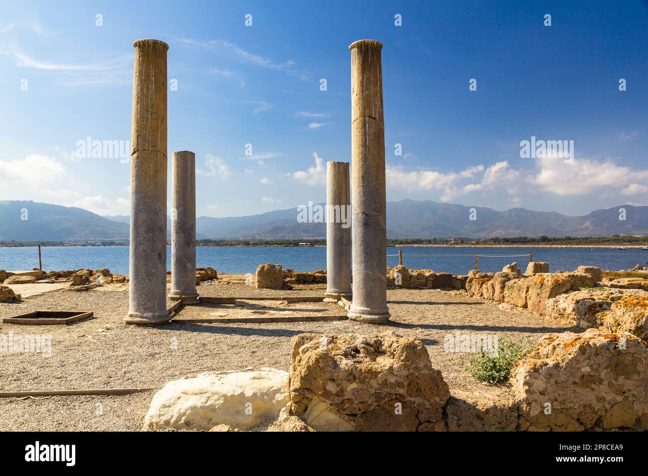 archaeological site of Nora Stock Photo - Alamy