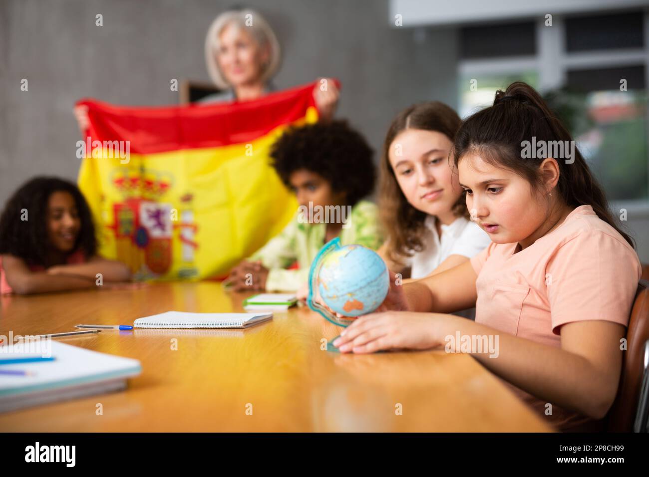 Spain globe communication hi-res stock photography and images - Alamy