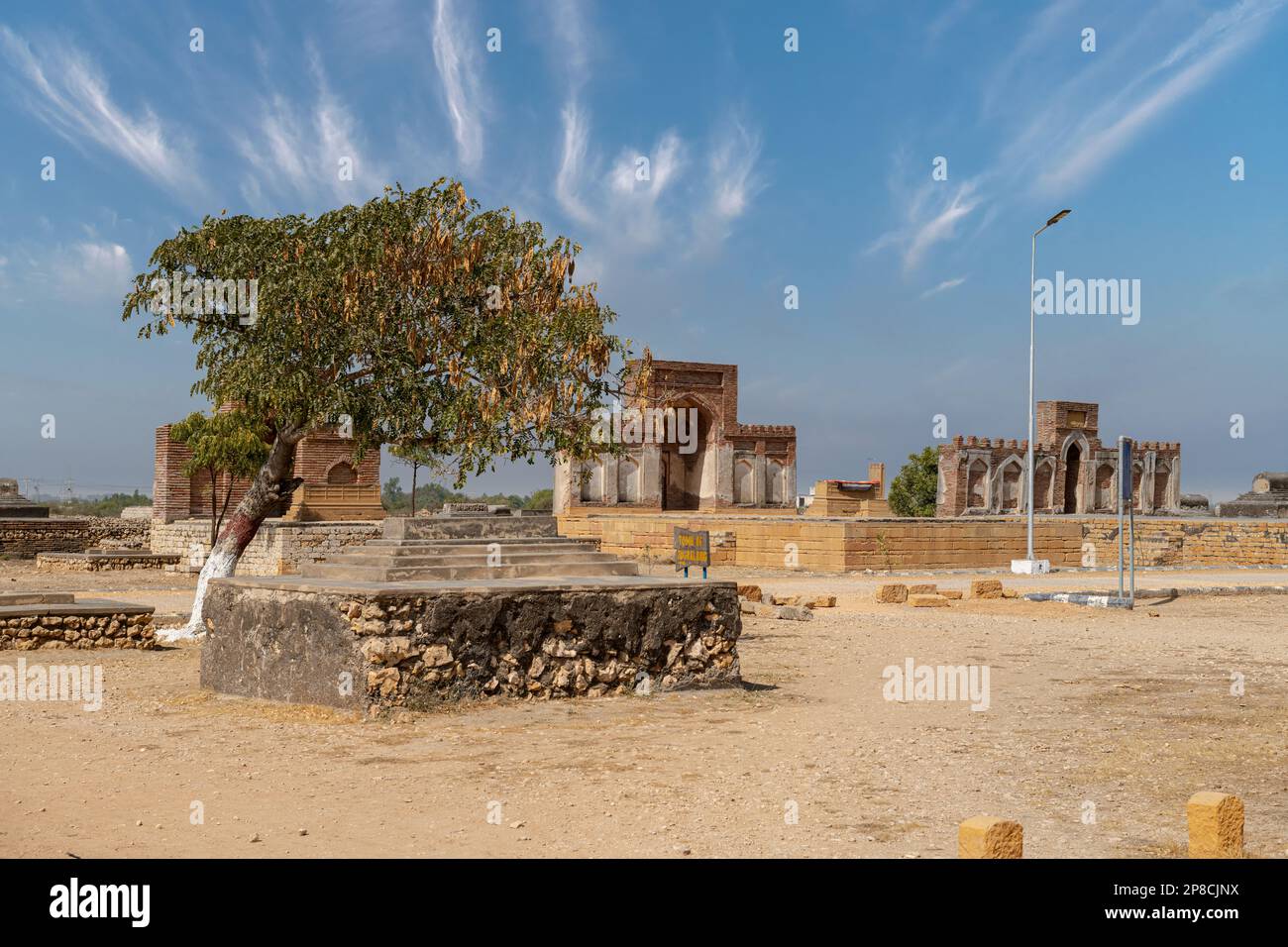 Ancient mausoleum and tombs at Makli Hill in Thatta, Pakistan ...
