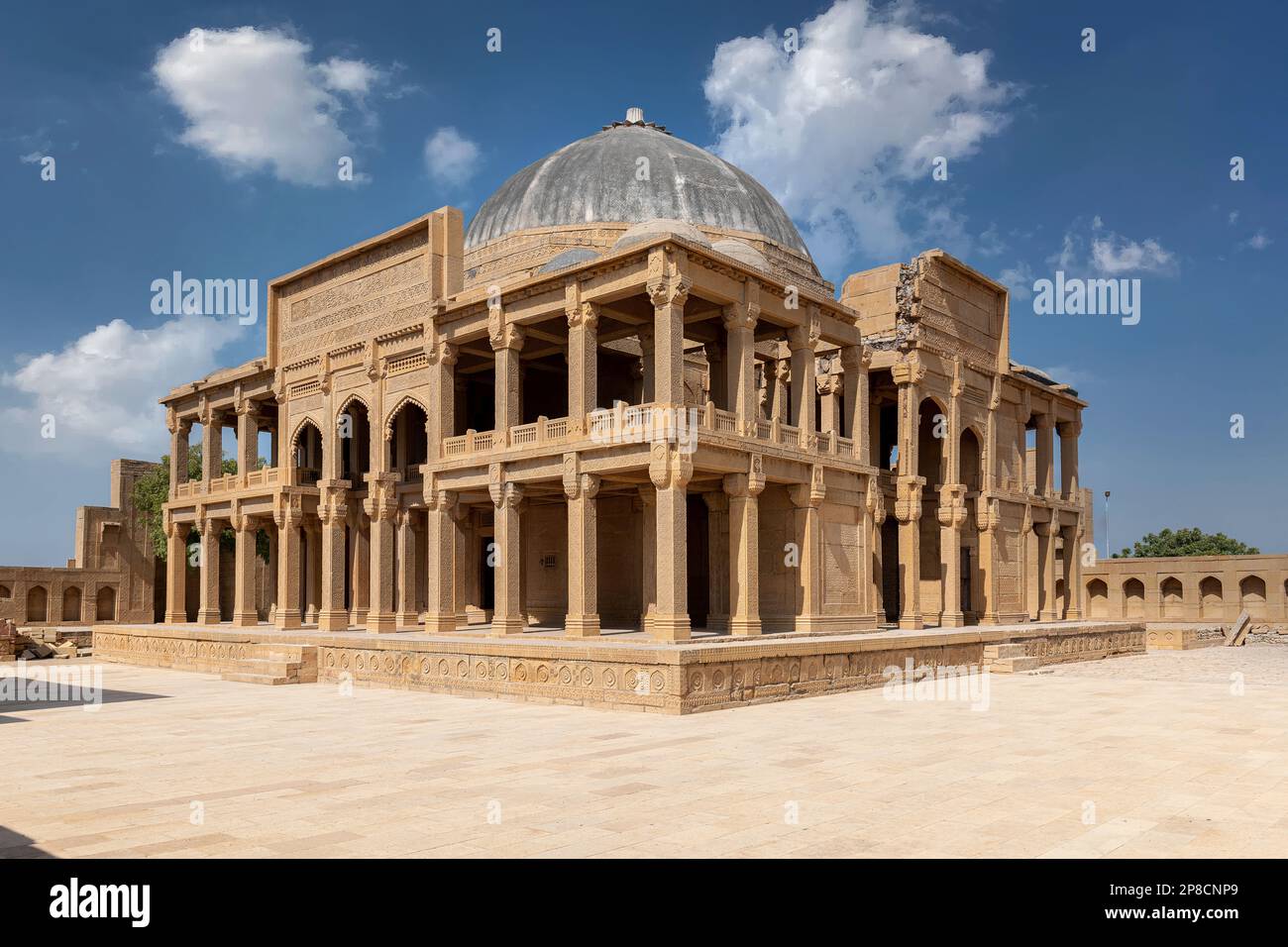 Makli Hill Necropolis UNESCO World Heritage Site Picturesque View of a ...