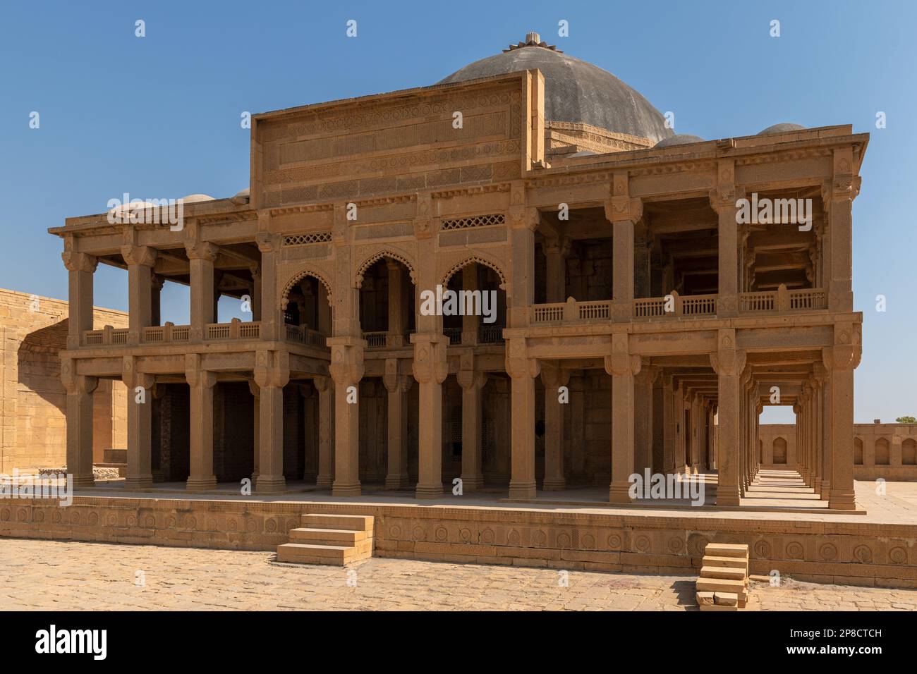 Makli Hill Necropolis UNESCO World Heritage Site Picturesque View of a ...