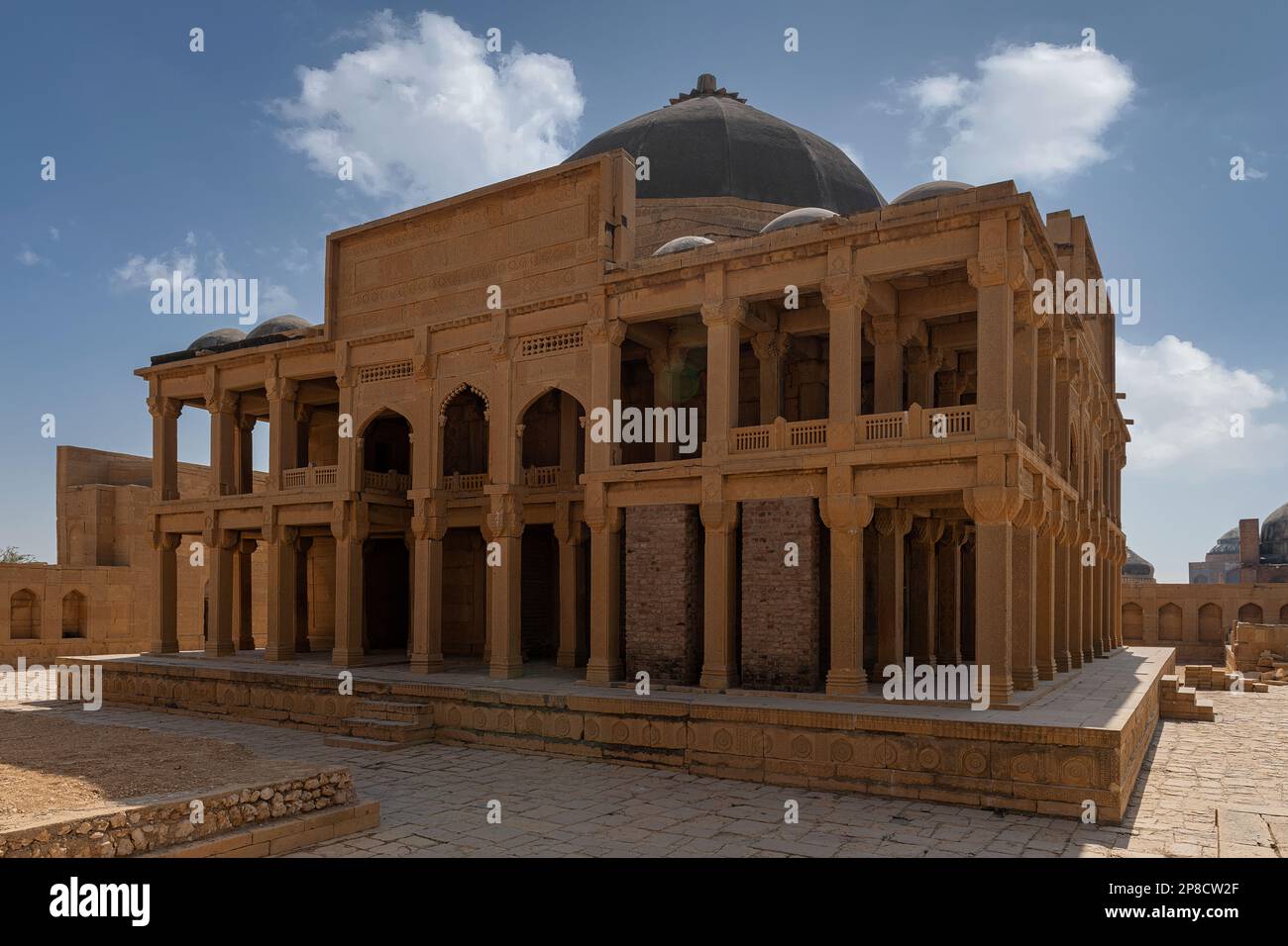 Makli Hill Necropolis UNESCO World Heritage Site Picturesque View of a ...