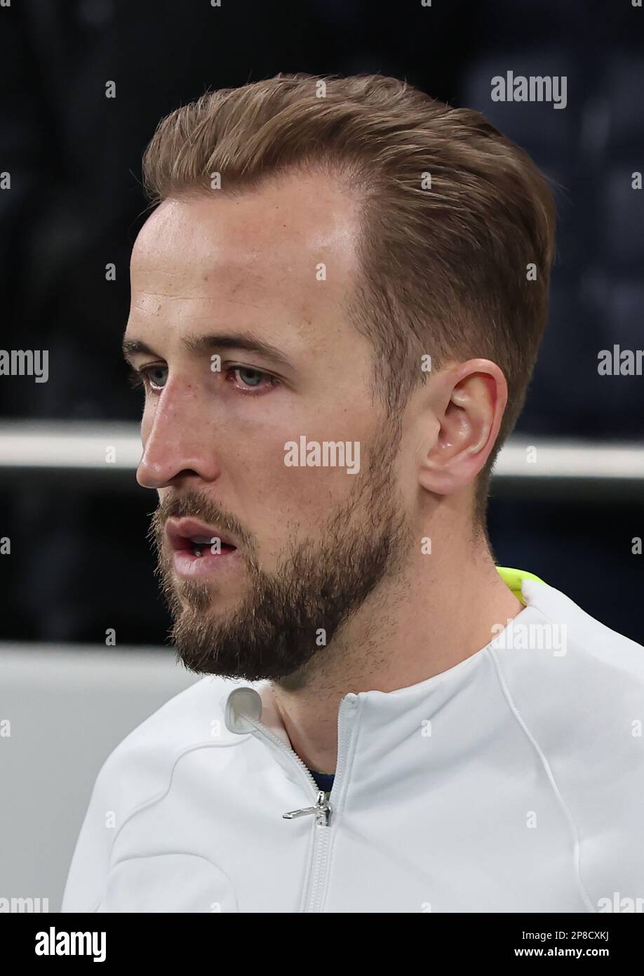 Tottenham Hotspur's Harry Kane before kick off during the UEFA Champion ...
