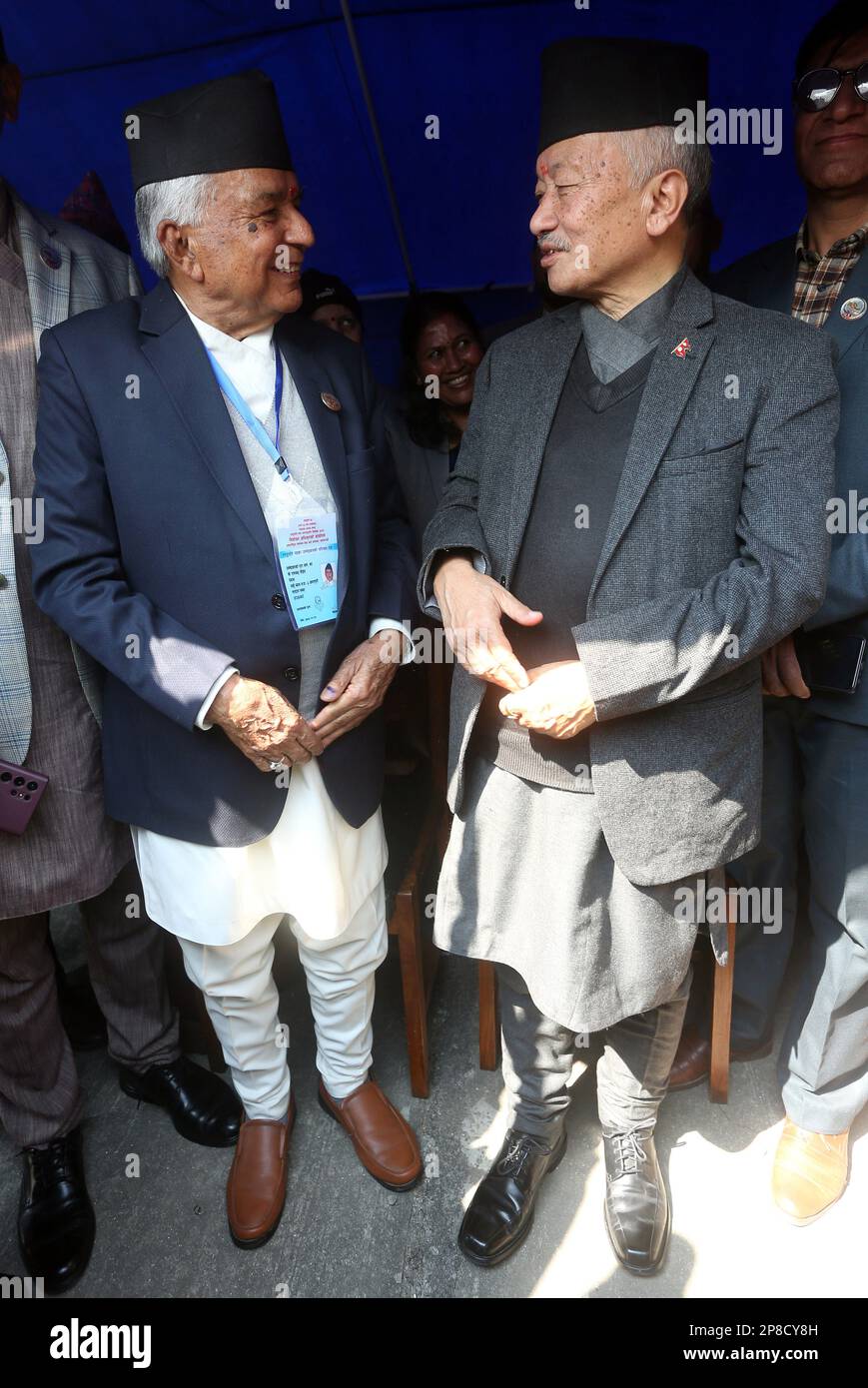 March 9, 2023: Nepali Congress party's presidential candidate, Ram ...