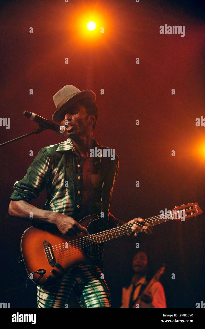 In this photo taken late Friday, June 5, 2009 Nigerian born singer ...