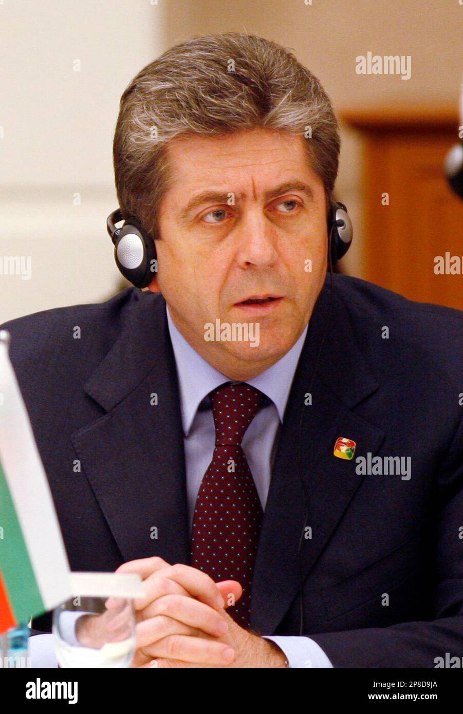 Bulgarian President Georgi Parvanov attends the South-East European ...