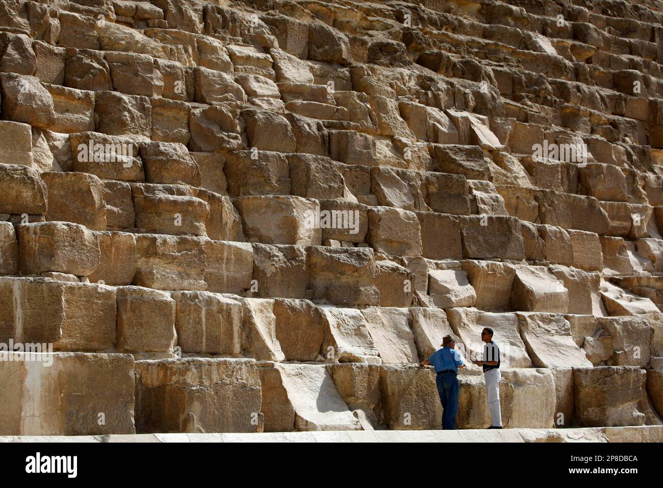 President Barack Obama, right, talks with Egyptian antiquities expert ...