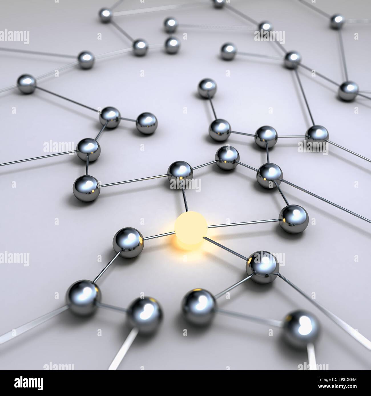 Communication innovation development algorithm. 3d rendering Stock ...