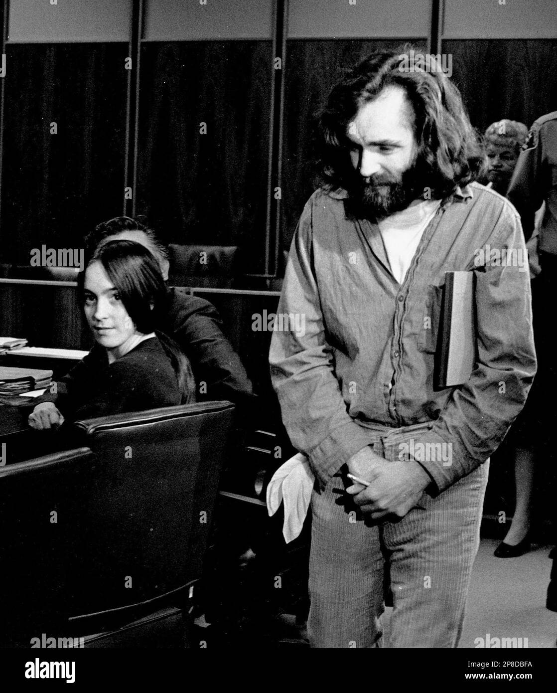 FILE - In this Oct. 13, 1970 file photo, cult leader Charles Manson ...