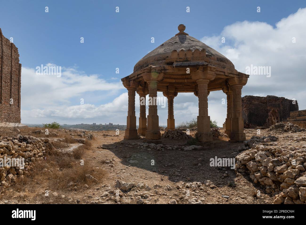 Ancient mausoleum and tombs at Makli Hill in Thatta, Pakistan ...