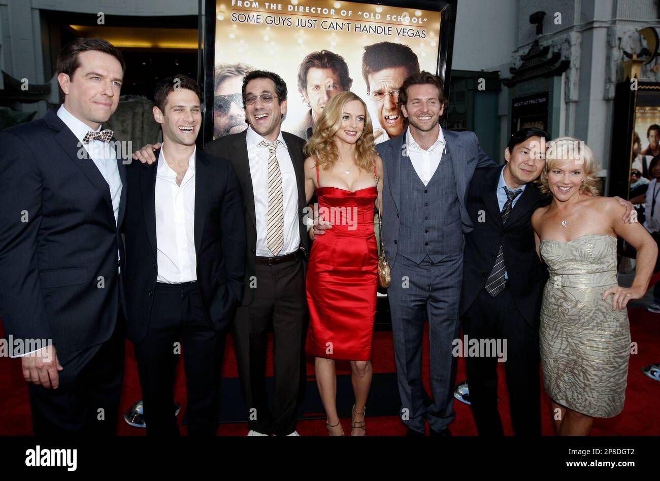 Cast of the "The Hangover," from left, Ed Helms, Justin Bartha, Todd ...