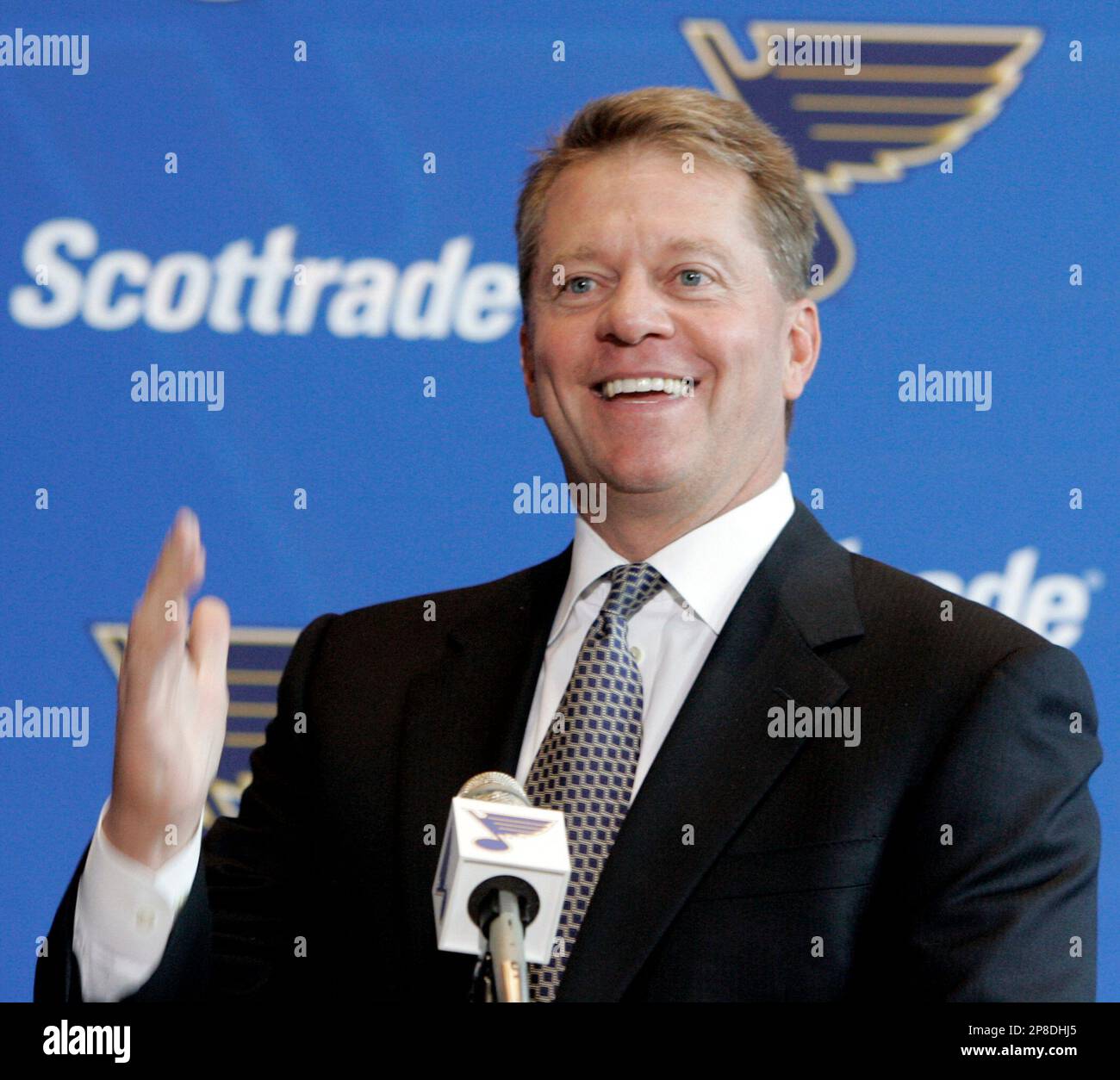 FILE - In this Sept. 7, 2006, file photo, St. Louis Blues owner Dave ...