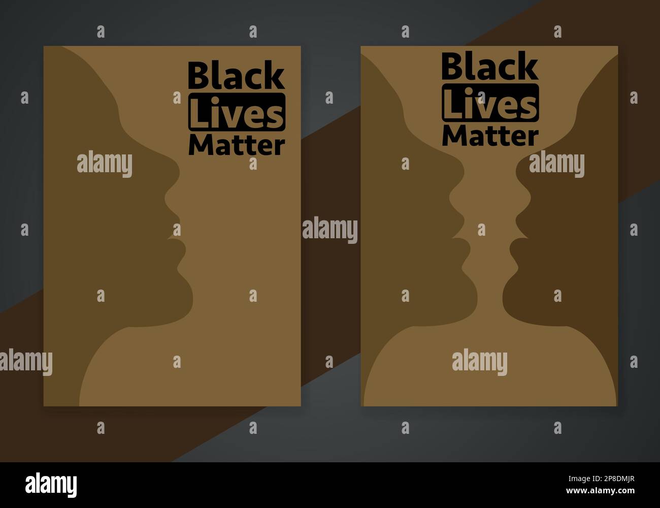 Black Lives Matter concept. Template for background, banner, poster ...