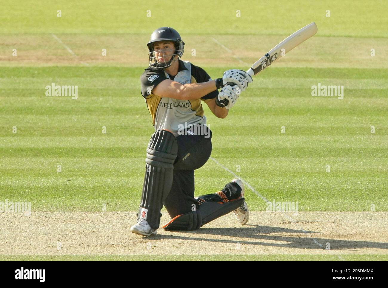 New Zealand's Ross Taylor hits a shot during the Twenty20 World Cup ...