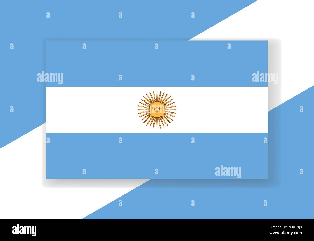 Vector Argentina Flag. Country flag design. Flat vector flag Stock ... Vector Argentina Flag. Country flag design. Flat vector flag Stock ...