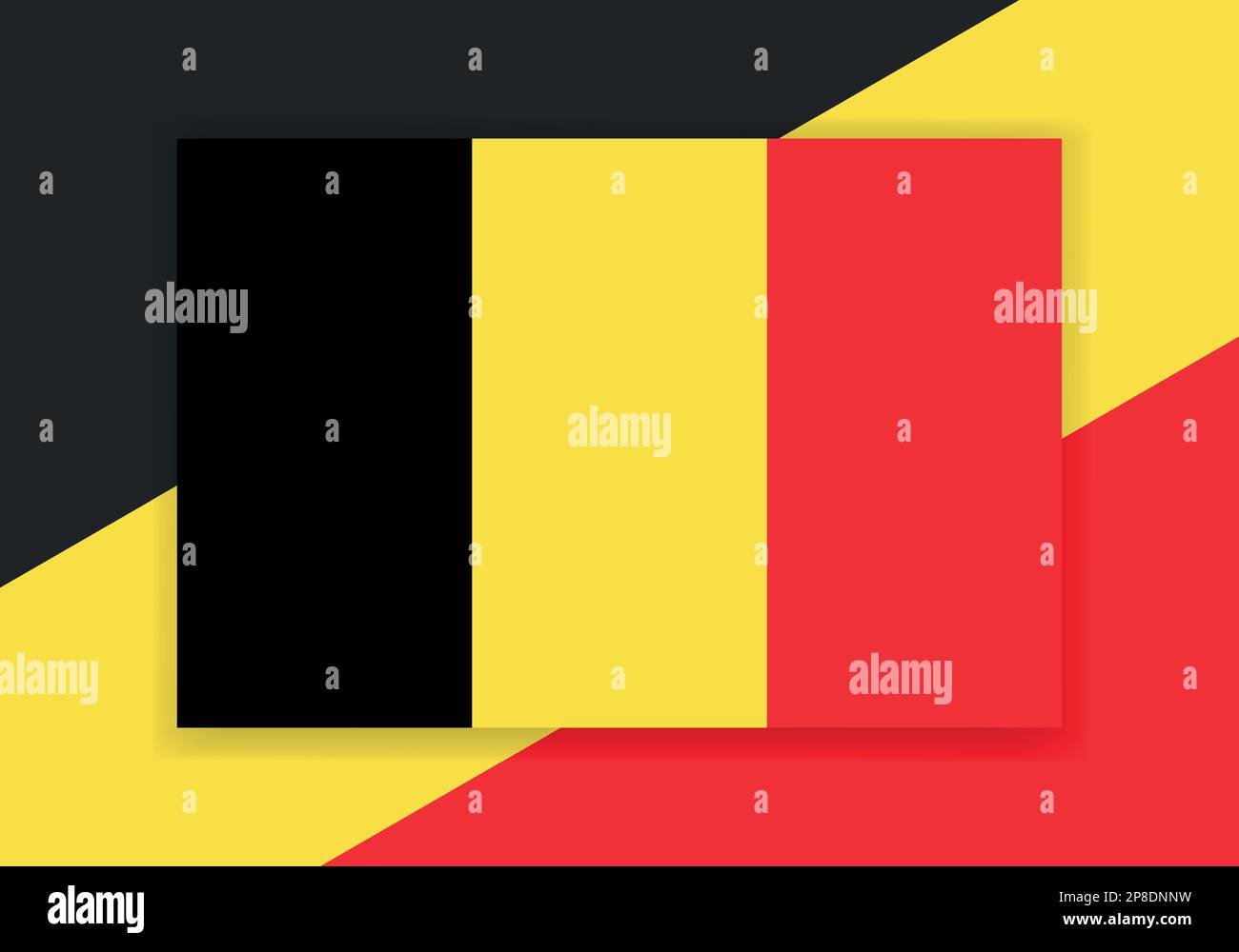 Eu belgium national flag Stock Vector Images - Alamy