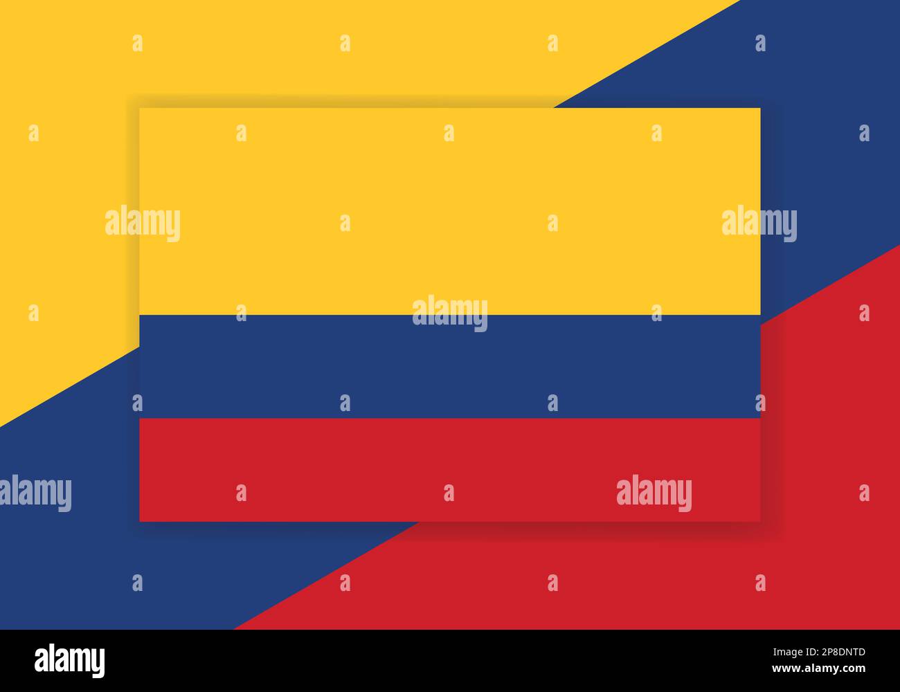 Vector Colombia Flag. Country flag design. Flat vector flag Stock ... Vector Colombia Flag. Country flag design. Flat vector flag Stock ...