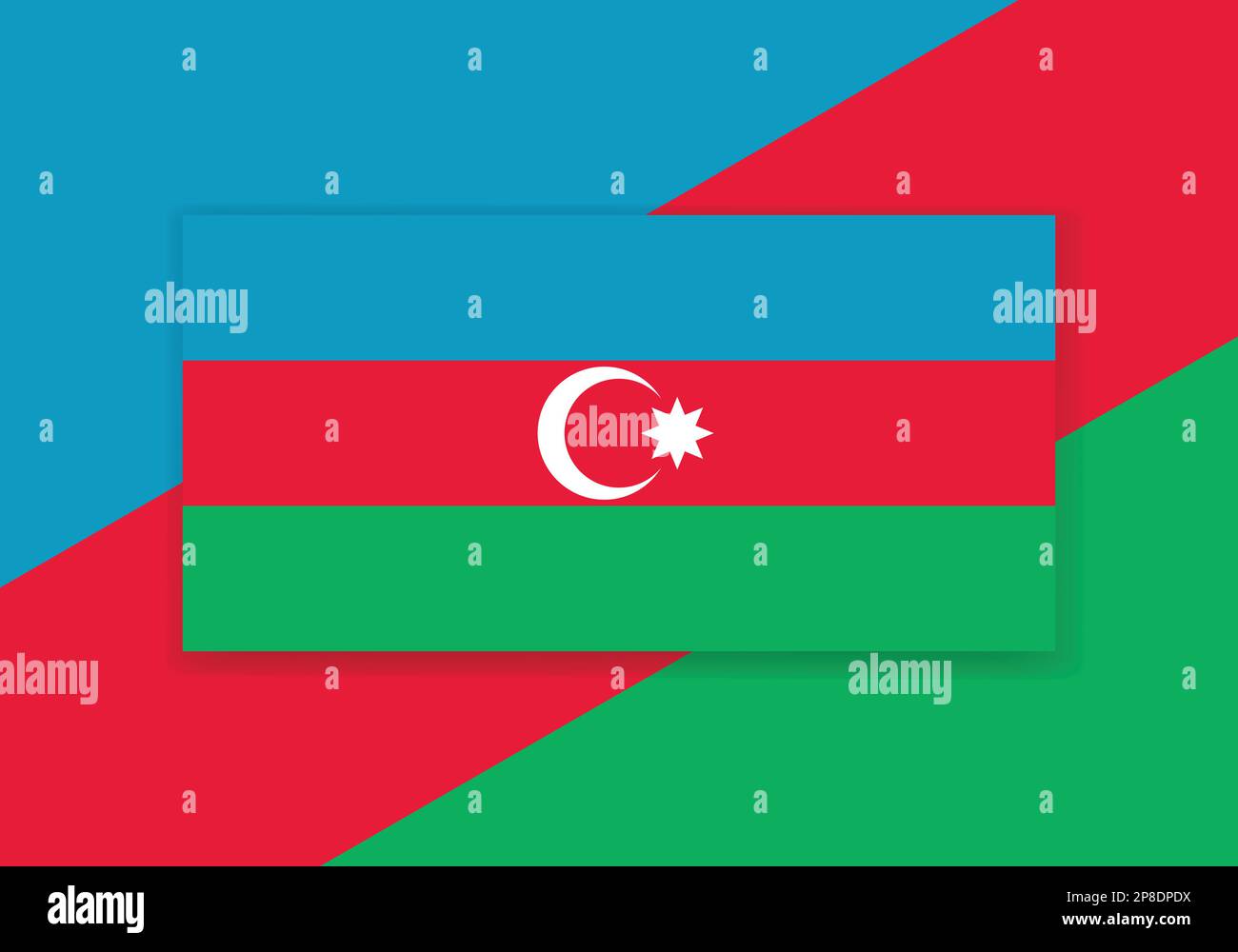 Vector Azerbaijan Flag. Country flag design. Flat vector flag Stock ... Vector Azerbaijan Flag. Country flag design. Flat vector flag Stock ...