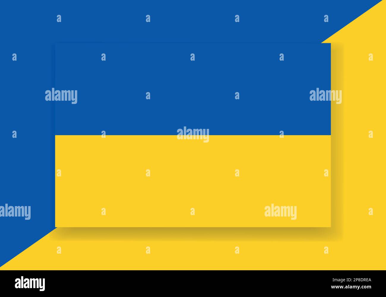 Vector Ukraine Flag. Country flag design. Flat vector flag Stock Vector ...