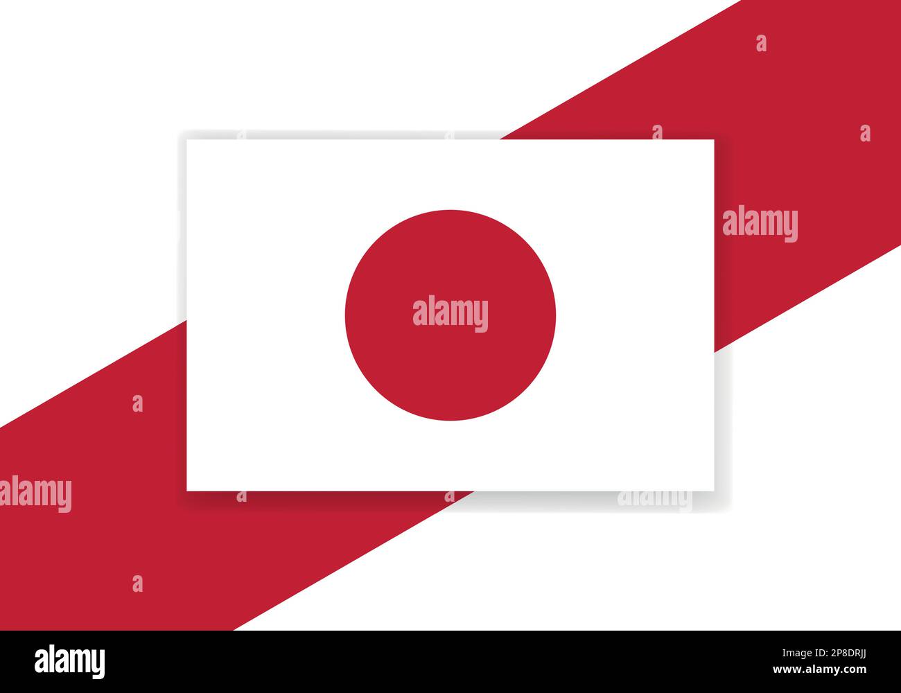 Vector Japan Flag. Country flag design. Flat vector flag Stock Vector ...