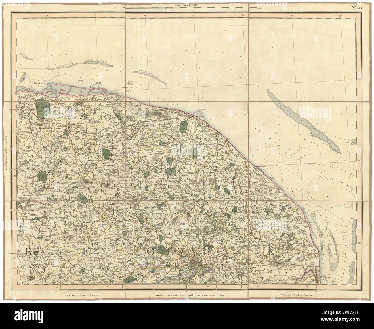Map of norfolk broads hi-res stock photography and images - Alamy