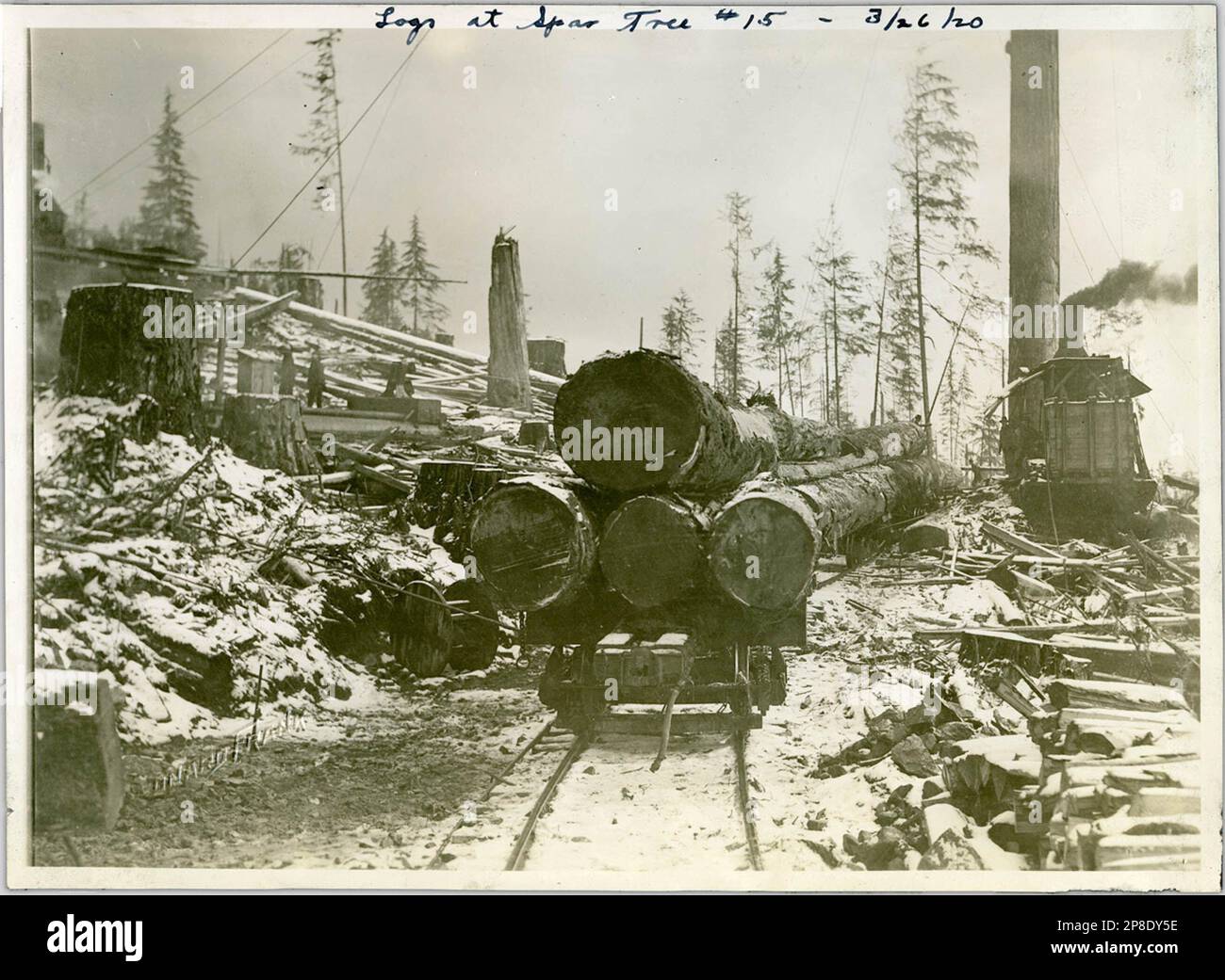 Old historic logging history hi-res stock photography and images - Alamy