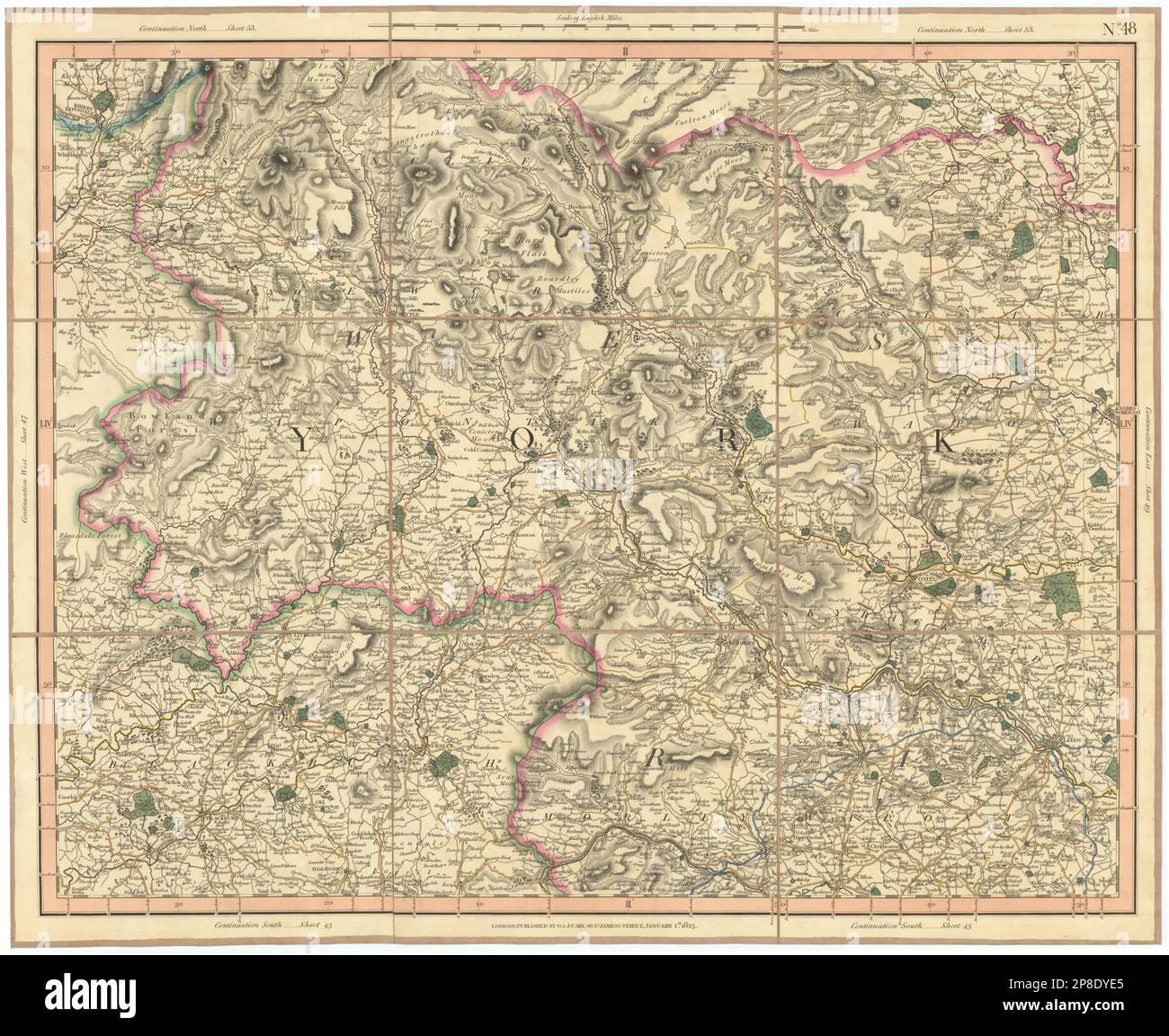 South west london map Cut Out Stock Images & Pictures - Alamy