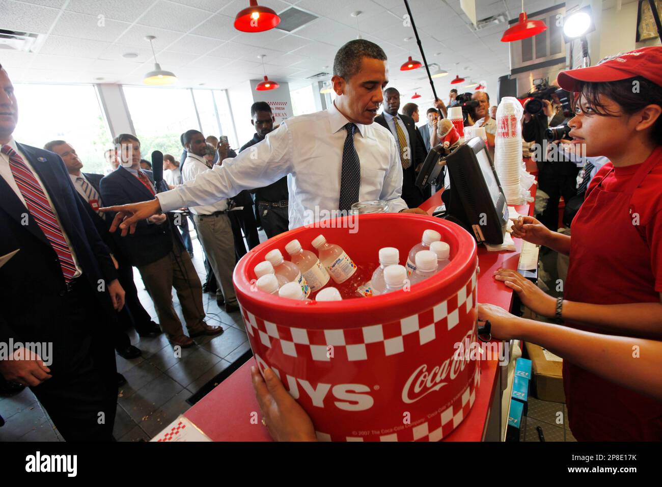 Five Guys Burgers Obama