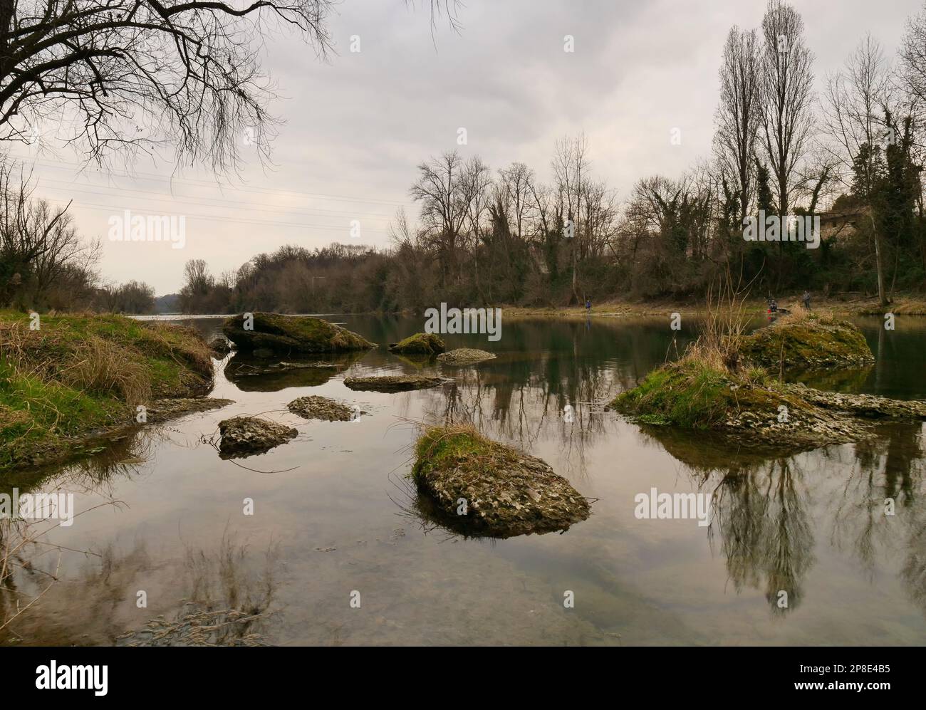 Crespi adda river hi-res stock photography and images - Alamy