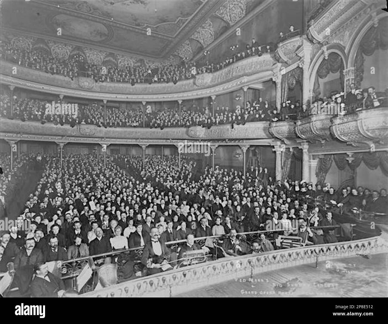 Ted Mark's Sunday night concert, c. 1900 Stock Photo - Alamy
