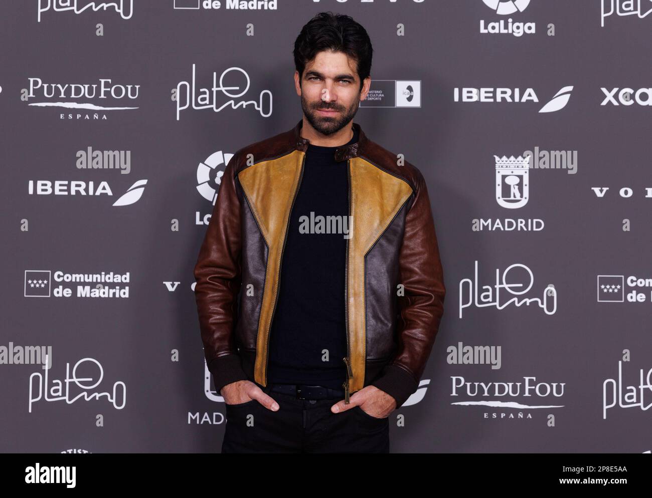 Actor Rubén Cortada poses at the photocall prior to the reading of ...