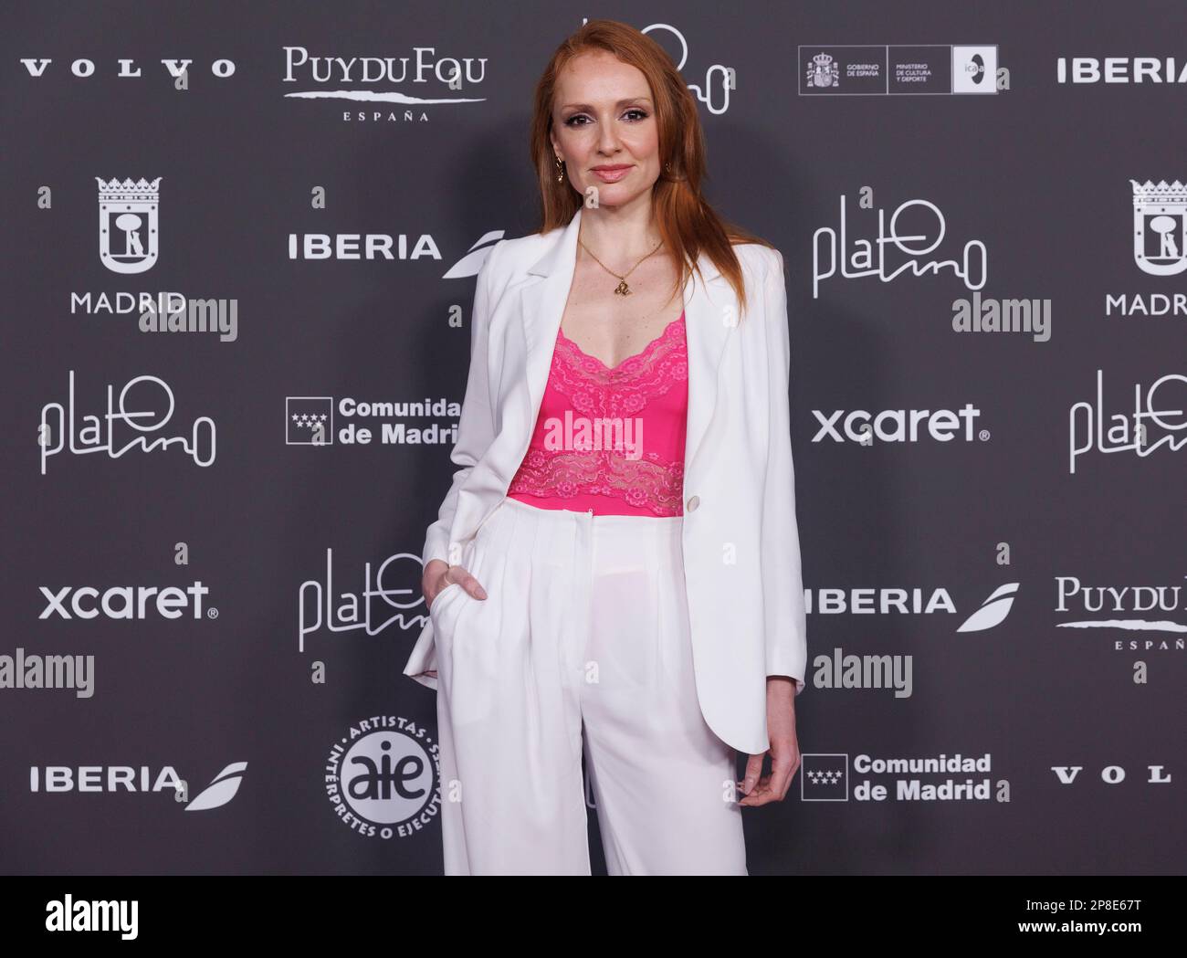 Actress Cristina Castaño poses at the photocall prior to the reading of ...